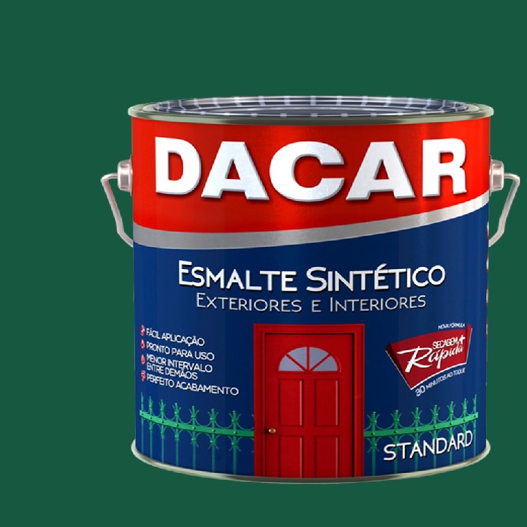 Tinta Esmalte Sintético Standard Dacar Verde Colonial 225 ml | Shopee ...