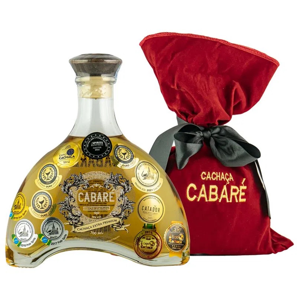 Cachaca Cabare Extra Premium 15 anos 700ml | Shopee Brasil