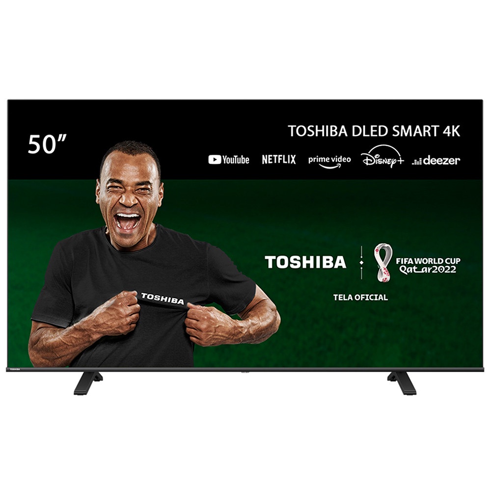 Smart TV 50 Polegadas DLED 4K 50C350L 3 HDMI Toshiba | Shopee Brasil