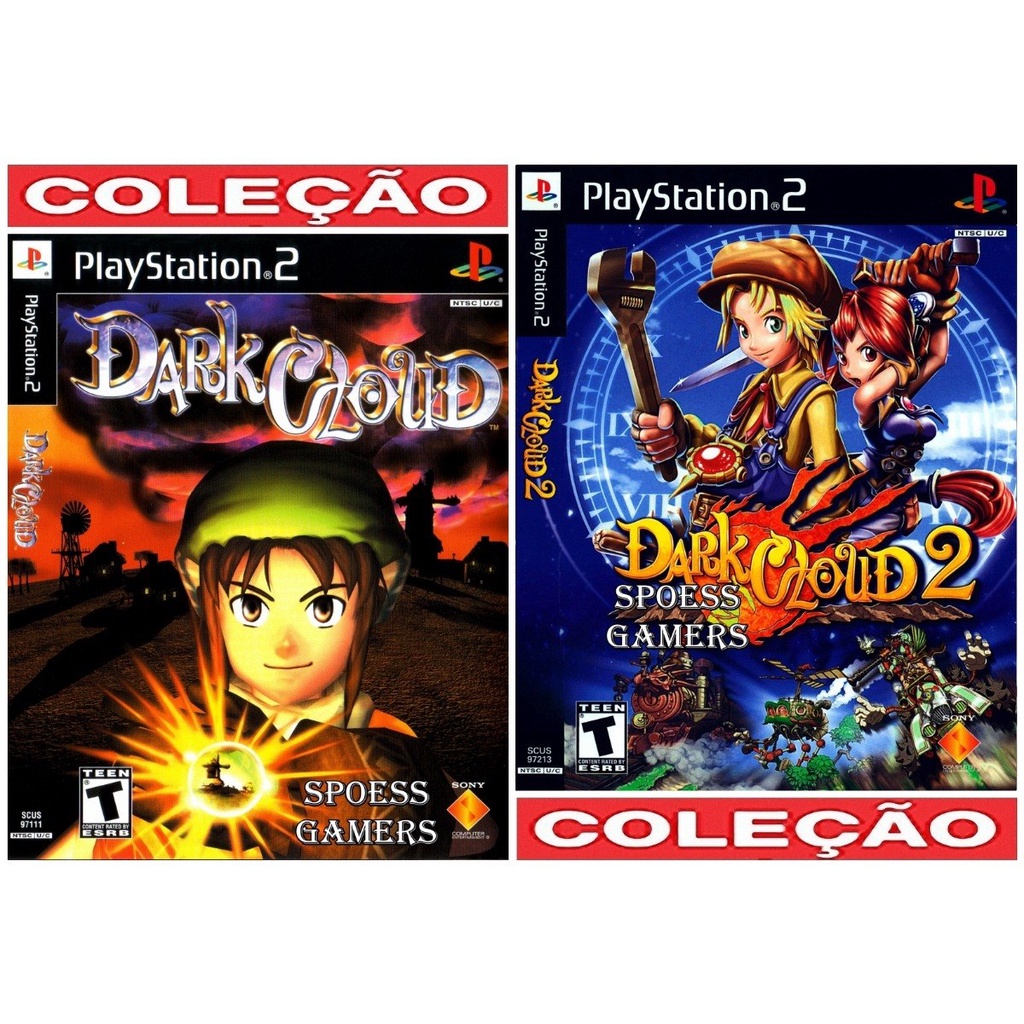 Ps 2 Dark Cloud Ps2 Coleção (2 Dvds) 1 E 2 Patch Rpg - Ação Me | Shopee ...