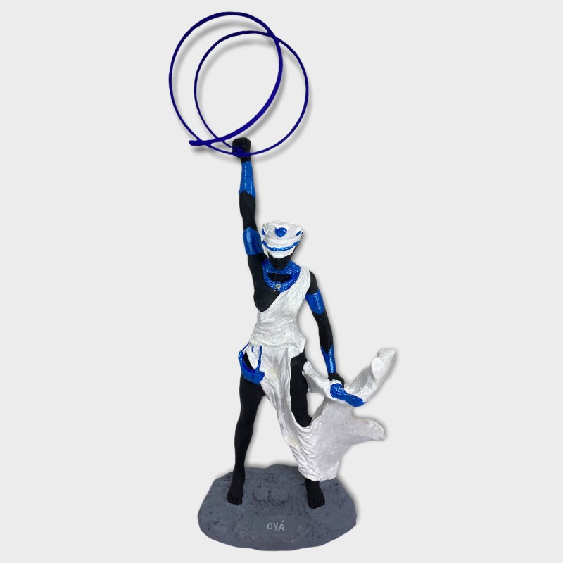 Imagem Orixa Oyá Tempo Logunan Resina Estatua 31 Cm | Shopee Brasil