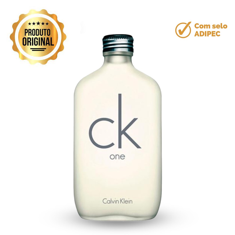 Perfume CK One Calvin Klein Eau de Toilette - Perfume Unissex 100ml Original | Shopee Brasil