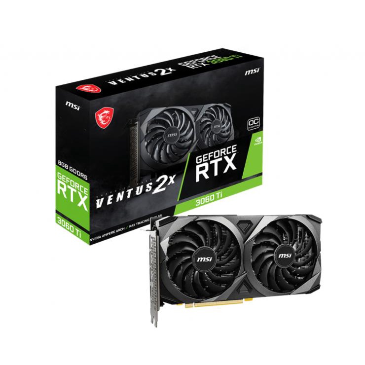 Placa Gráfica MSI GeForce RTX 3060Ti VENTUS 2X OC 8GB GDDR6 , Dissipador De Calor , 256-Bit DP ...
