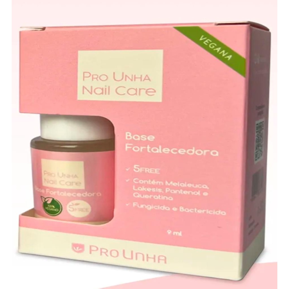 Pro Unha Nail Care Base Fortalecedora Tratamento Micoses | Shopee Brasil