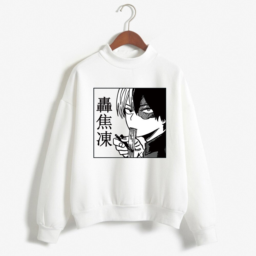 Moletom Gola Redonda Shoto Todoroki Ramen Japanese Boku No Hero Unissex ...
