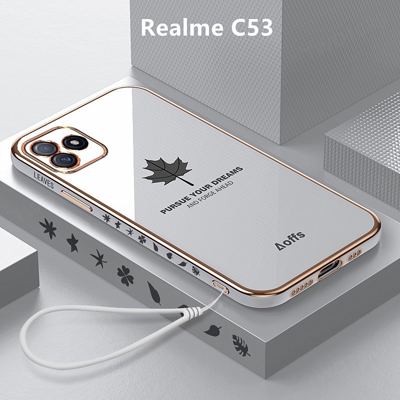Capinha Realme C53 Capa De Celular Para Realme C53 Folha Padrão Case ...