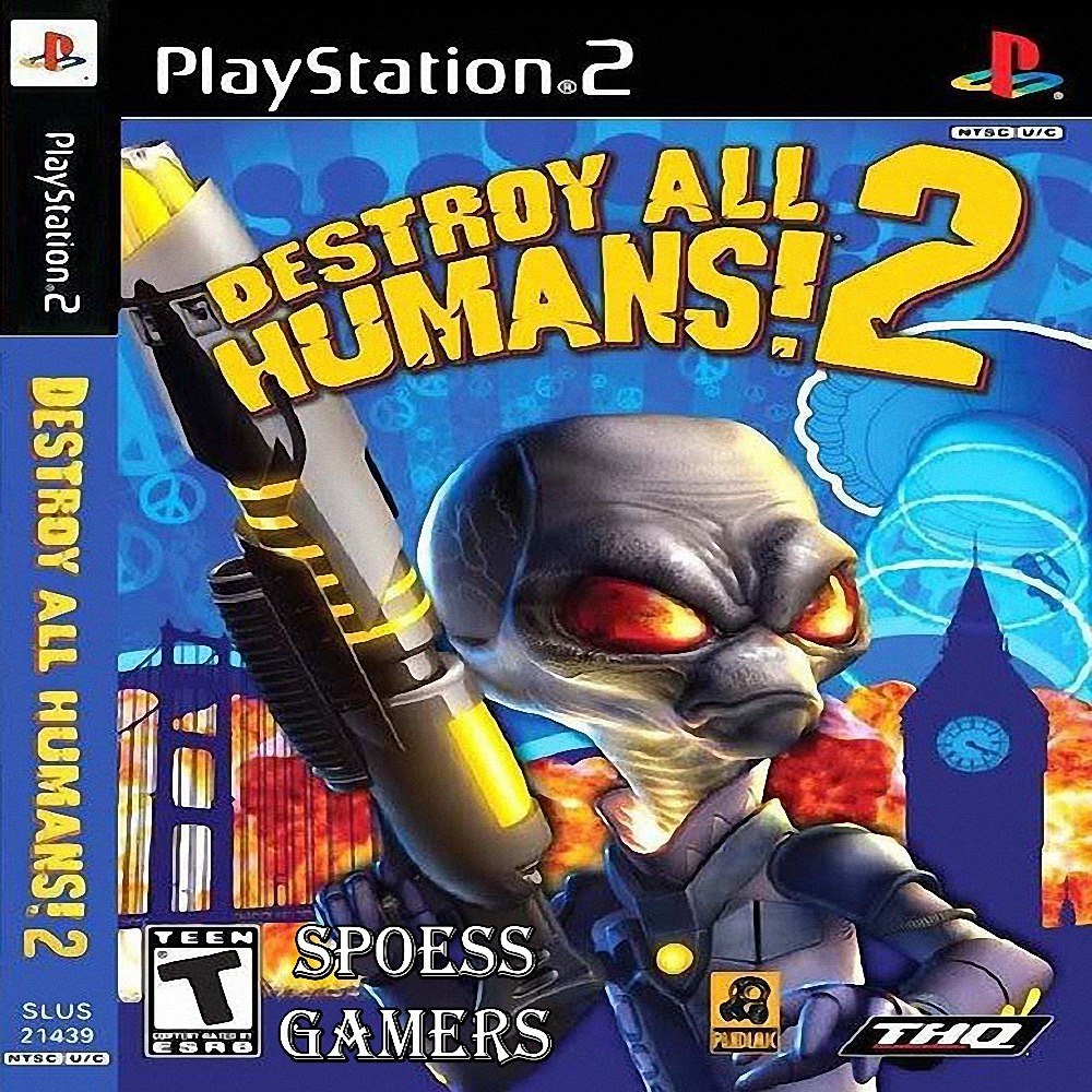 Jogo Jogo Destroy All Humans! 2 Ps2 Patch | Shopee Brasil