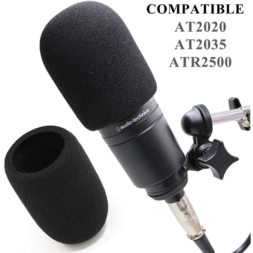 AT2020 Pop Filter-Audio Technica AT2035 Condensador Mic Espuma De Pára ...
