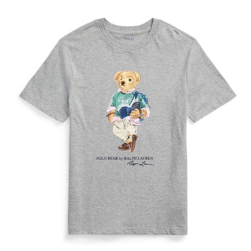 Beverly Hills Polo Club Masculino Urso casual Esportivo Algodão Manga ...