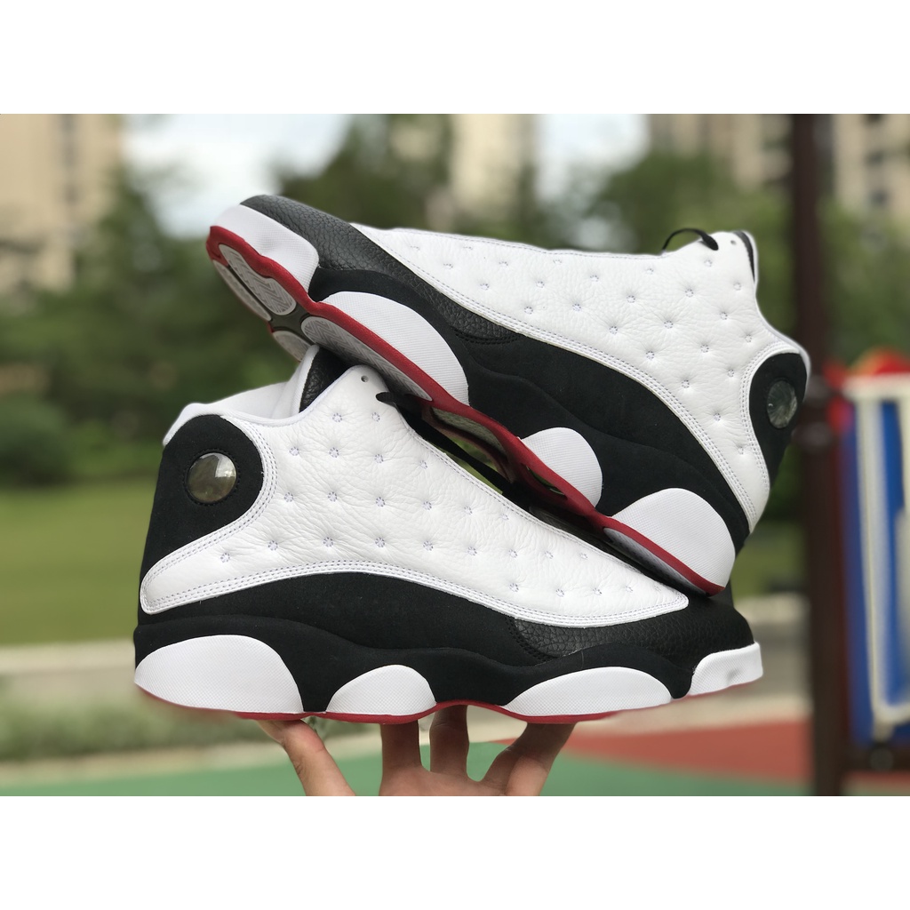 Air Jor dan 13 AJ13 Sapatos Panda Preto Branco Casuais De Corrida ...