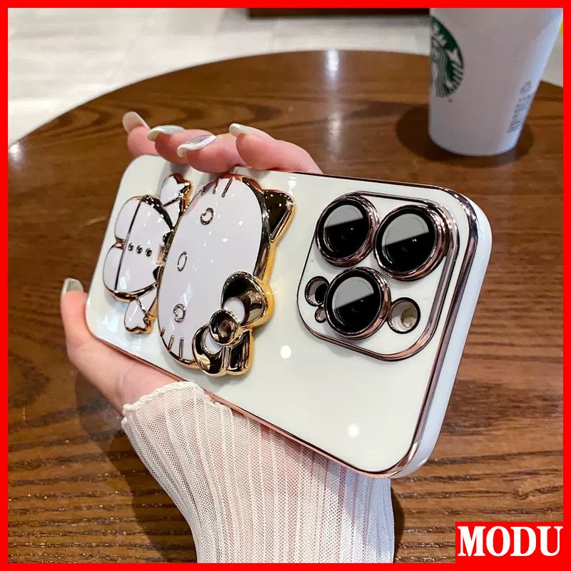 Case Capa Capinha De Celular Para 6D Deluxe Electroplated Cute Cat ... Case Capa Capinha De Celular Para 6D Deluxe Electroplated Cute Cat ...