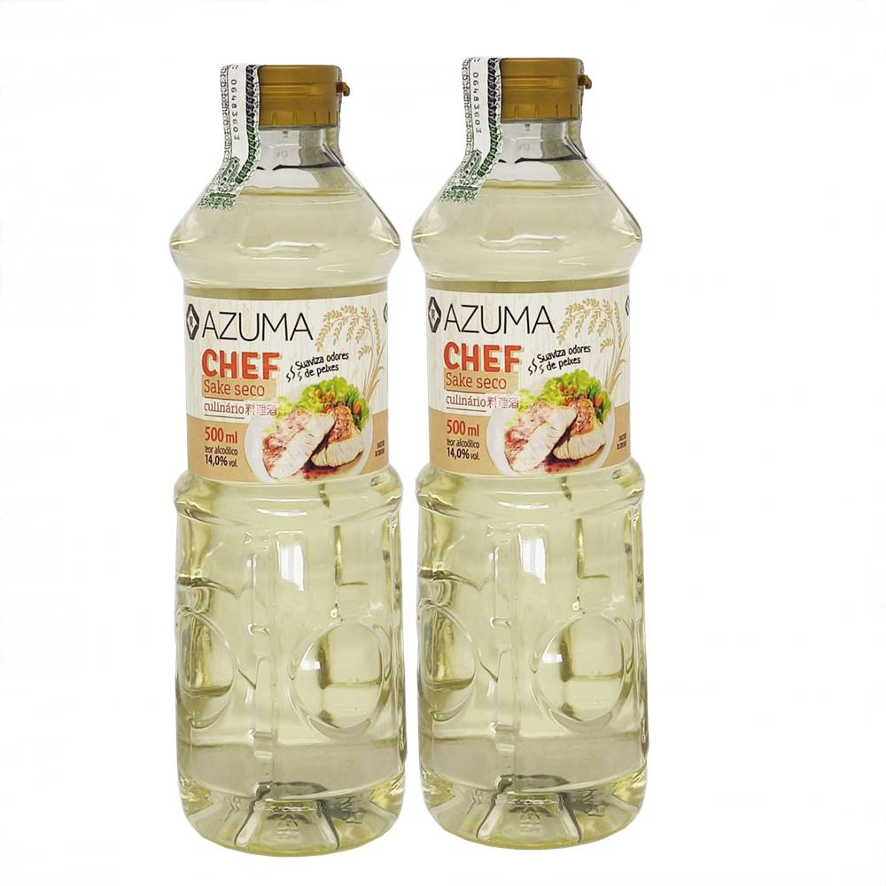 Saque Culinario Azuma Kirin Chef Seco 500ml (Kit com2) | Shopee Brasil