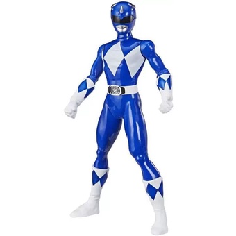 Boneco Power Rangers Mmpr Ranger Azul Hasbro | Shopee Brasil