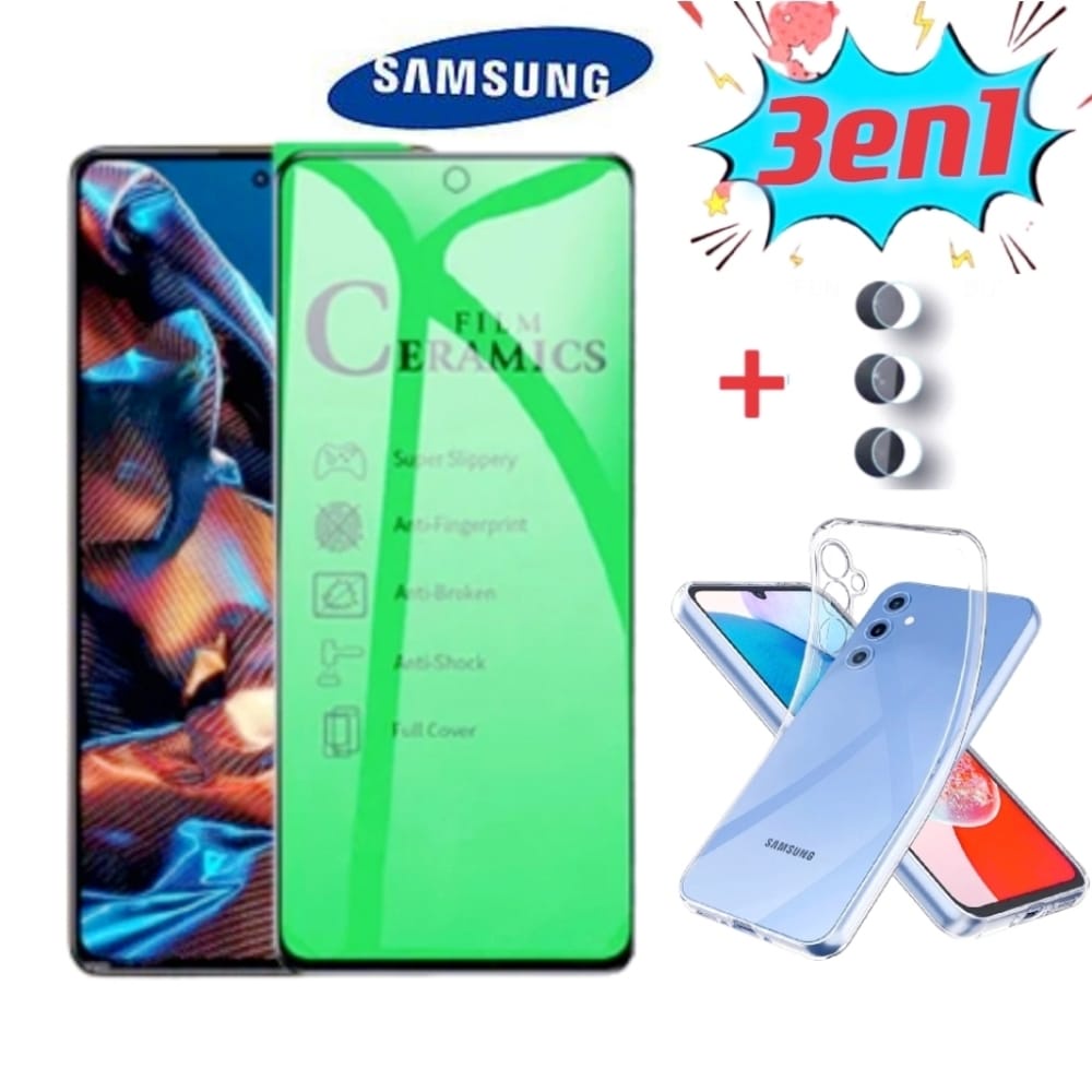 Capa Capinha Samsung A54 A34 A06 A05 A05s A14 A24 M54 M14 M15 M35 M55 A55 A15 A35 +cerâmica ...