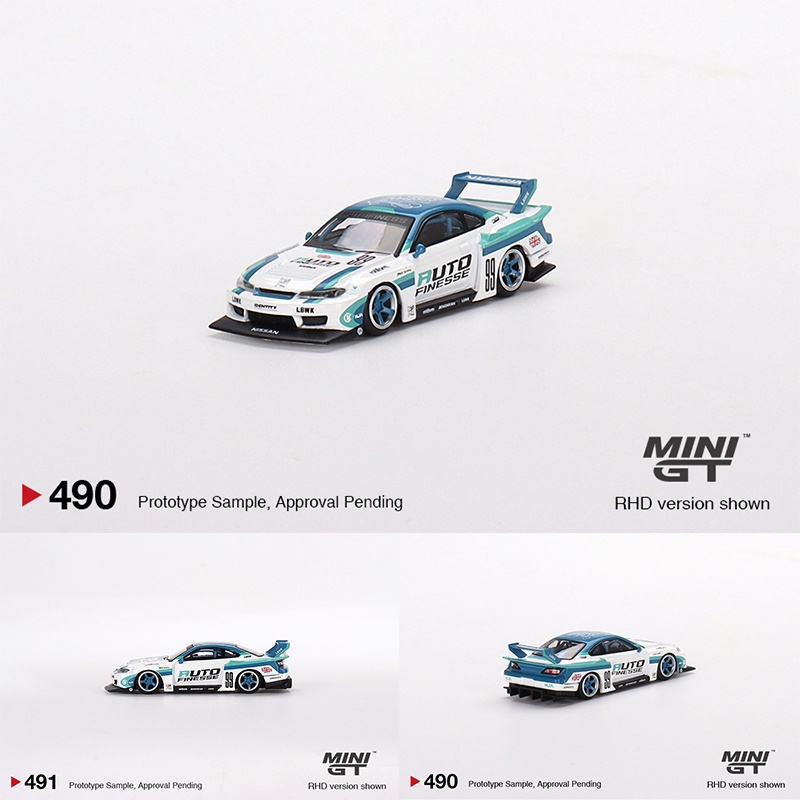 MINI GT 1 : 64 LBWK Super Silhueta S15 SILVIA Auto Finesse Diecast ...