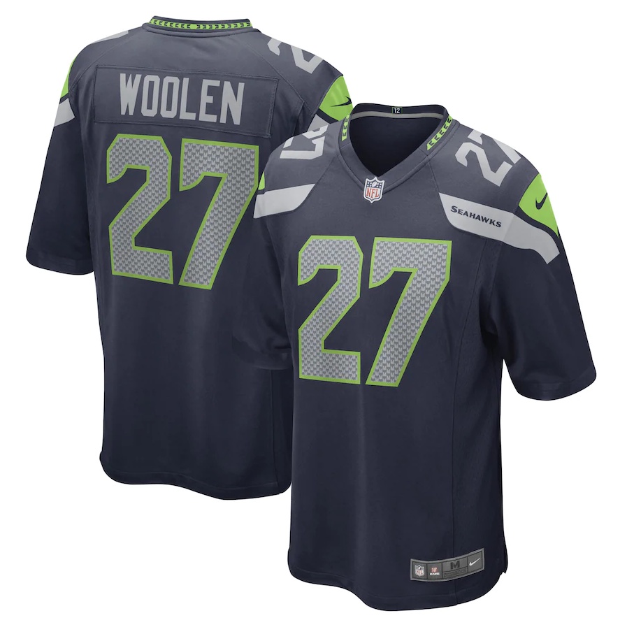 Camiseta masculina americana de rugby NFL #27 Seattle Seahawks Tariq ...