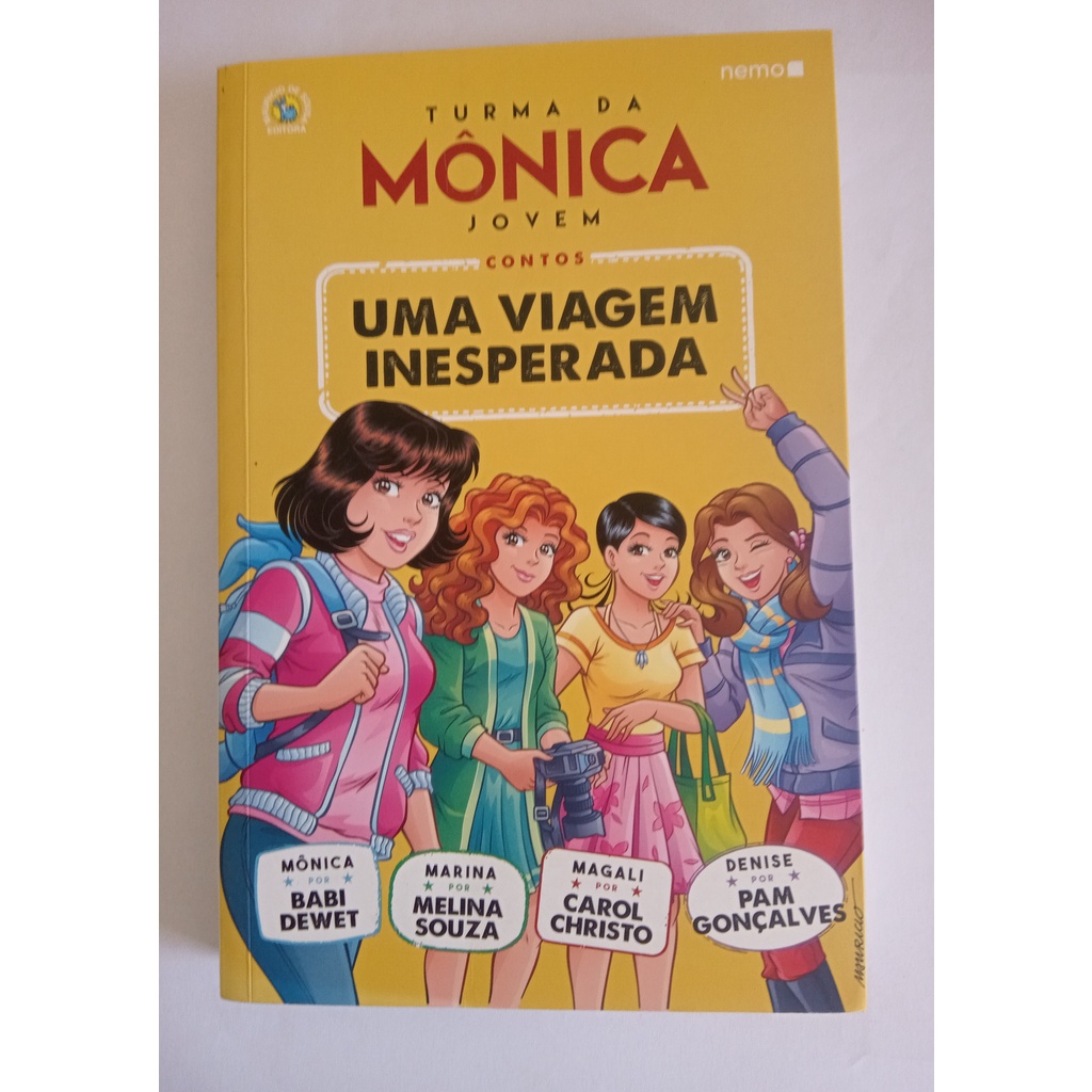 LIVRO, A TURMA DA MÔNICA JOVEM, UMA VIAGEM INESPERADAS, BABI DEWET, CAROL CHRISTO | Shopee Brasil
