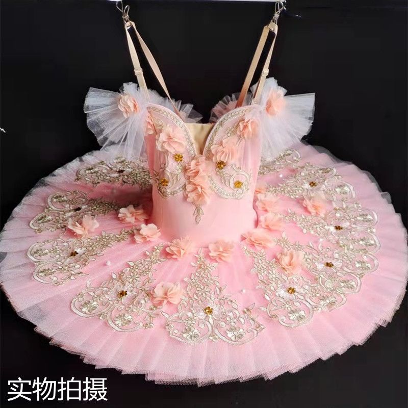 Traje de Ballet Infantil Saia TUTU Saia de Dança de Cisne Pequena Saia ...