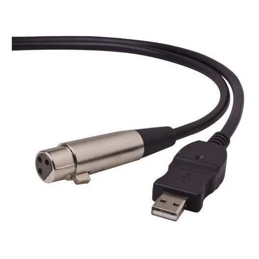 Cabo Canon Xlr X Usb 2.0 3m Mesa Pc Microfon | Shopee Brasil