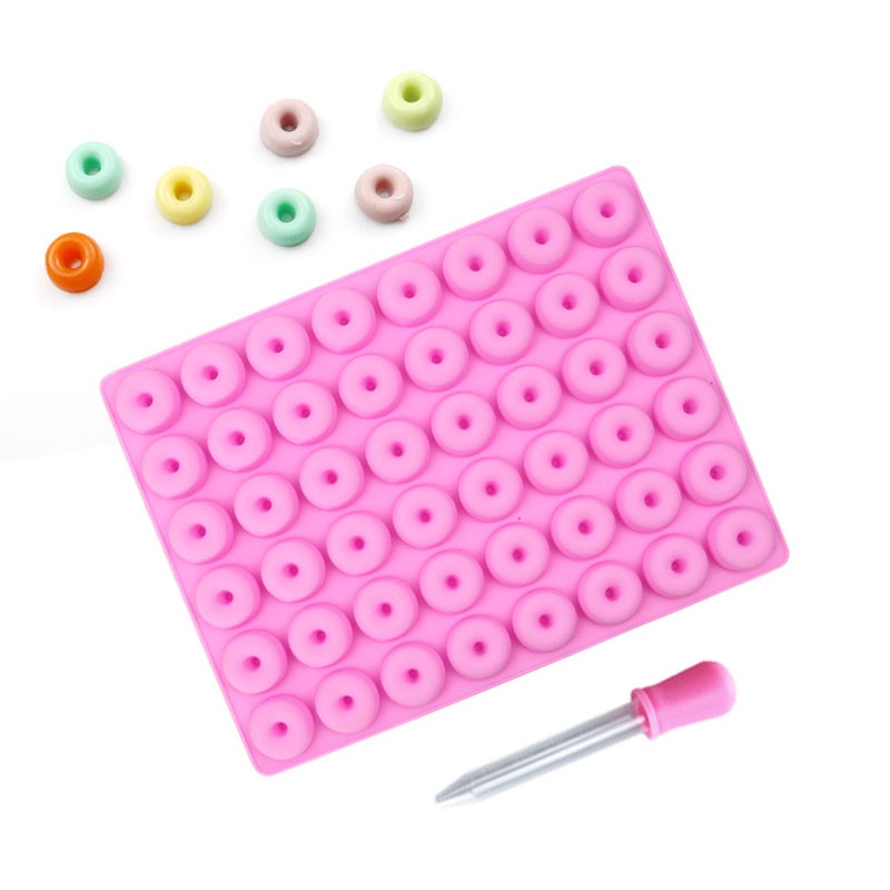 Molde Silicone Mini Rosca Rosquinha 48 Cavidades Conta Gotas | Shopee ...