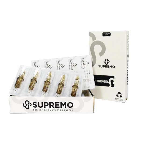10 Cartucho Universal para Tatuagem Supremo Tattoo - 10 unidades ...