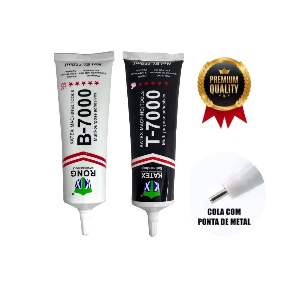 Kit 15 Cola Adesiva Celular B7000 T7000 Multiuso Reparo Tela Cola ...