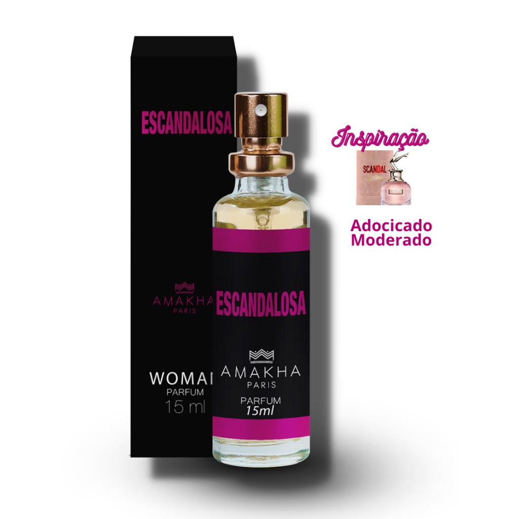 Perfume Feminino Escandalosa 15ml - Amakha Paris - Fragrância Floral ...