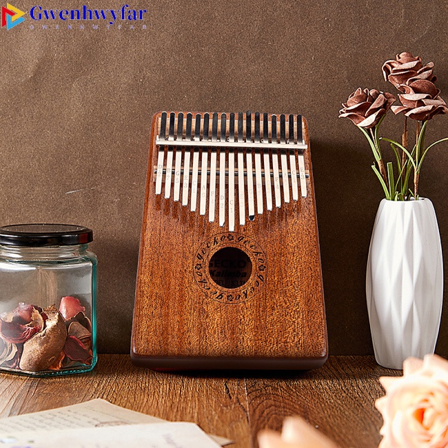 GWEN GECKO 17 Chave Kalimba Africano Teclado De Piano Com Dedo De ...