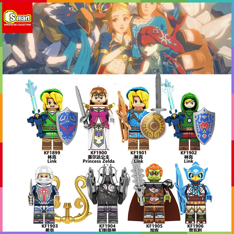 A Lenda De Zelda Ganon Revali Princesa Mini Figura Presente De ...
