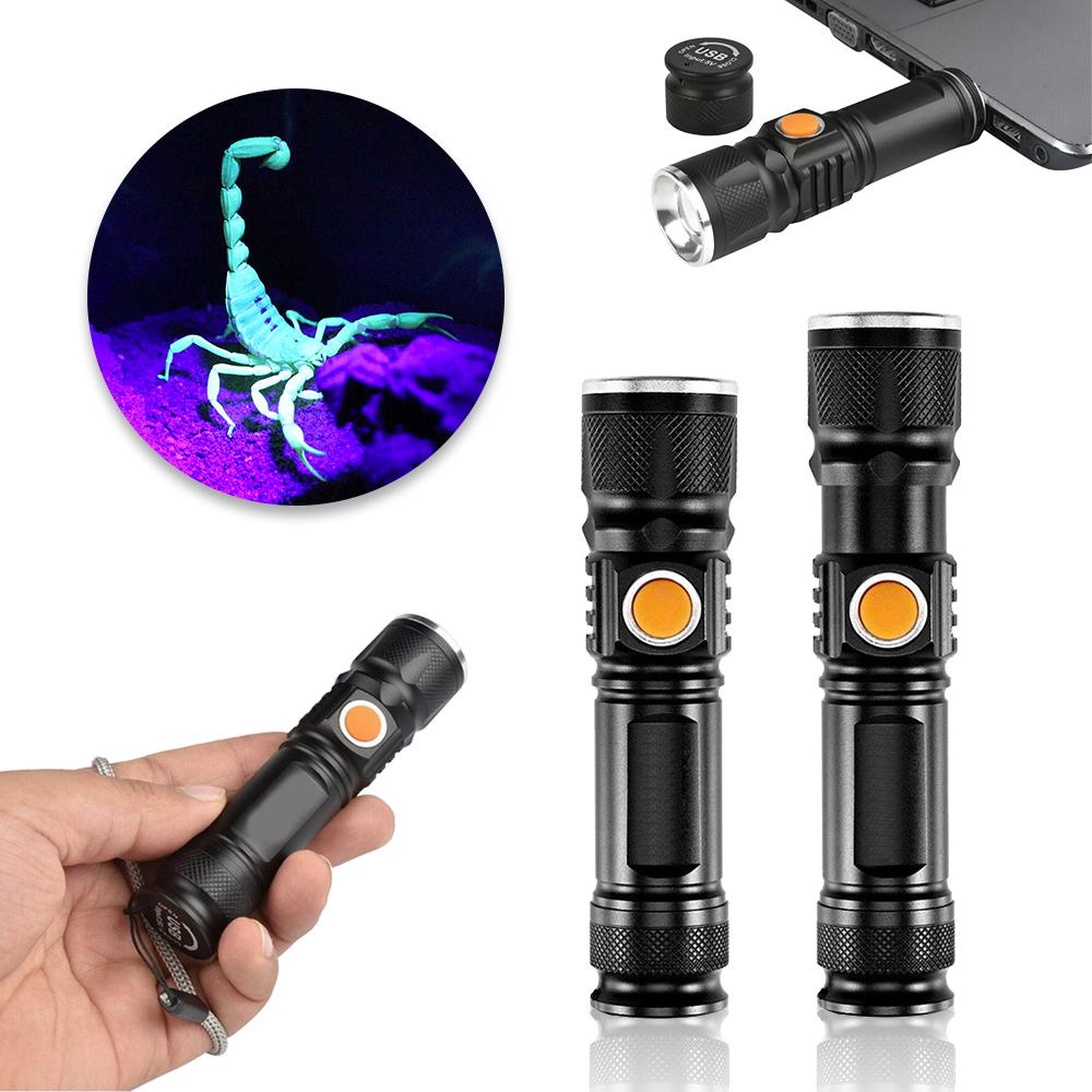 Lanterna De Led Potente Luz Negra Ultravioleta Uv Escorpião | Shopee Brasil