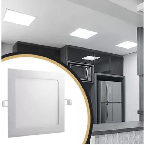 Plafon De Embutir Quadrado Led 25w Painel Bivolt 30x30 | Shopee Brasil