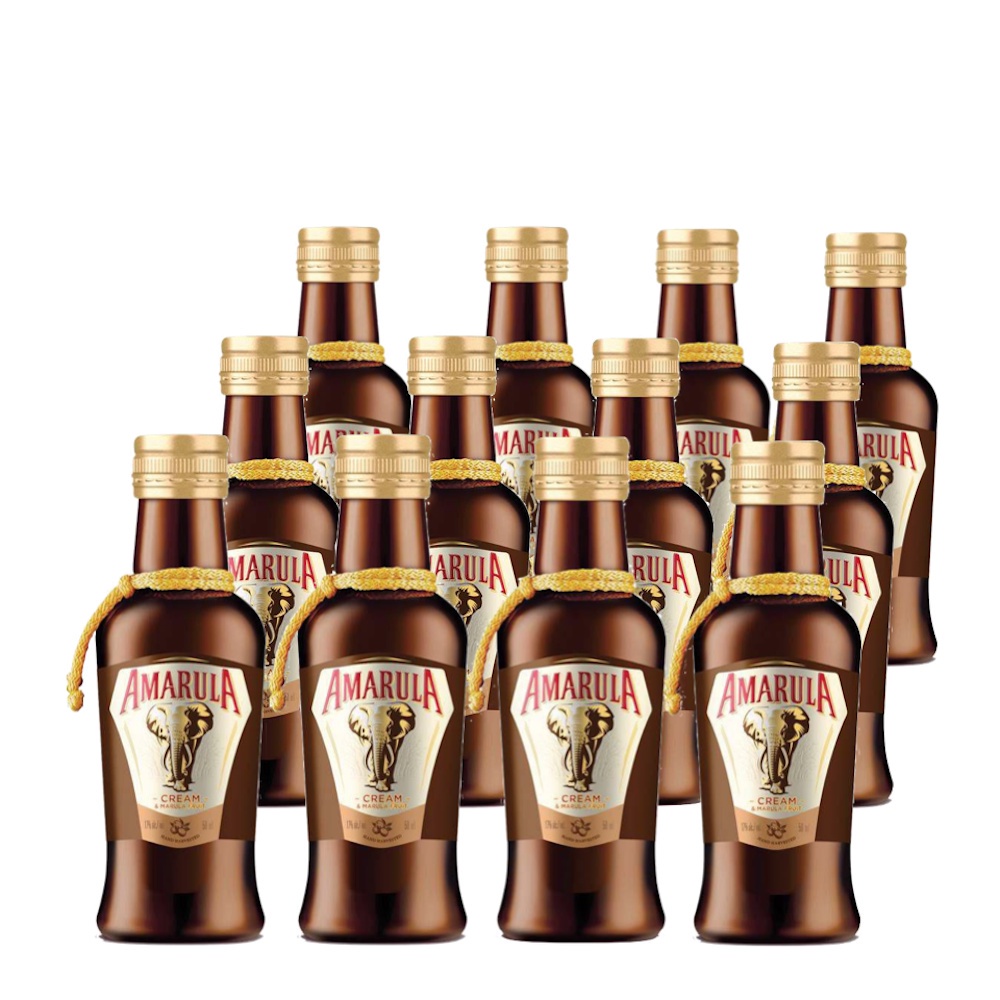 Miniatura Licor Amarula 50ml 12 Unidades | Shopee Brasil