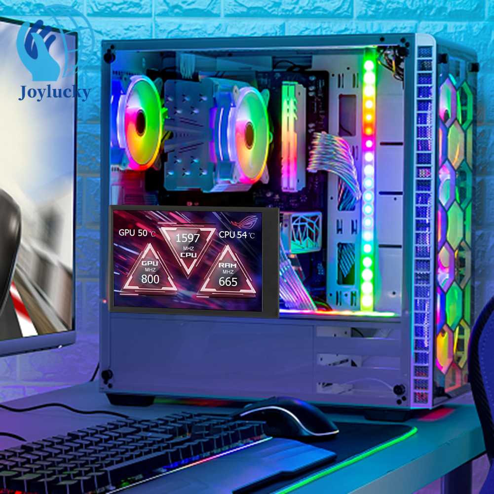 Tela LCD IPS AIDA64 Dual Type-C De 3,5 Polegadas Para PC Computadores ...