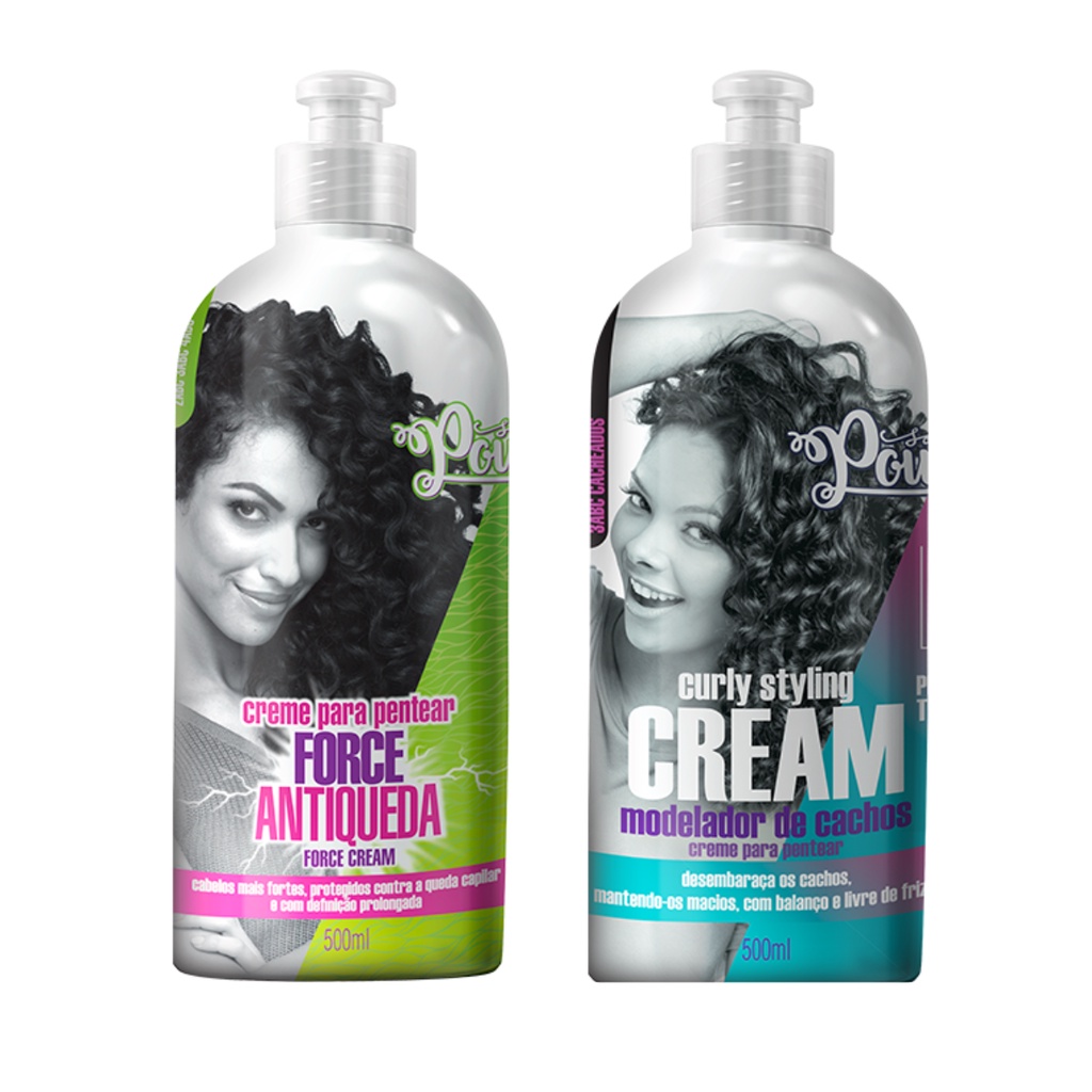 Kit Soul Power Creme De Pentear Antiqueda + Styling Cream 500ml ...
