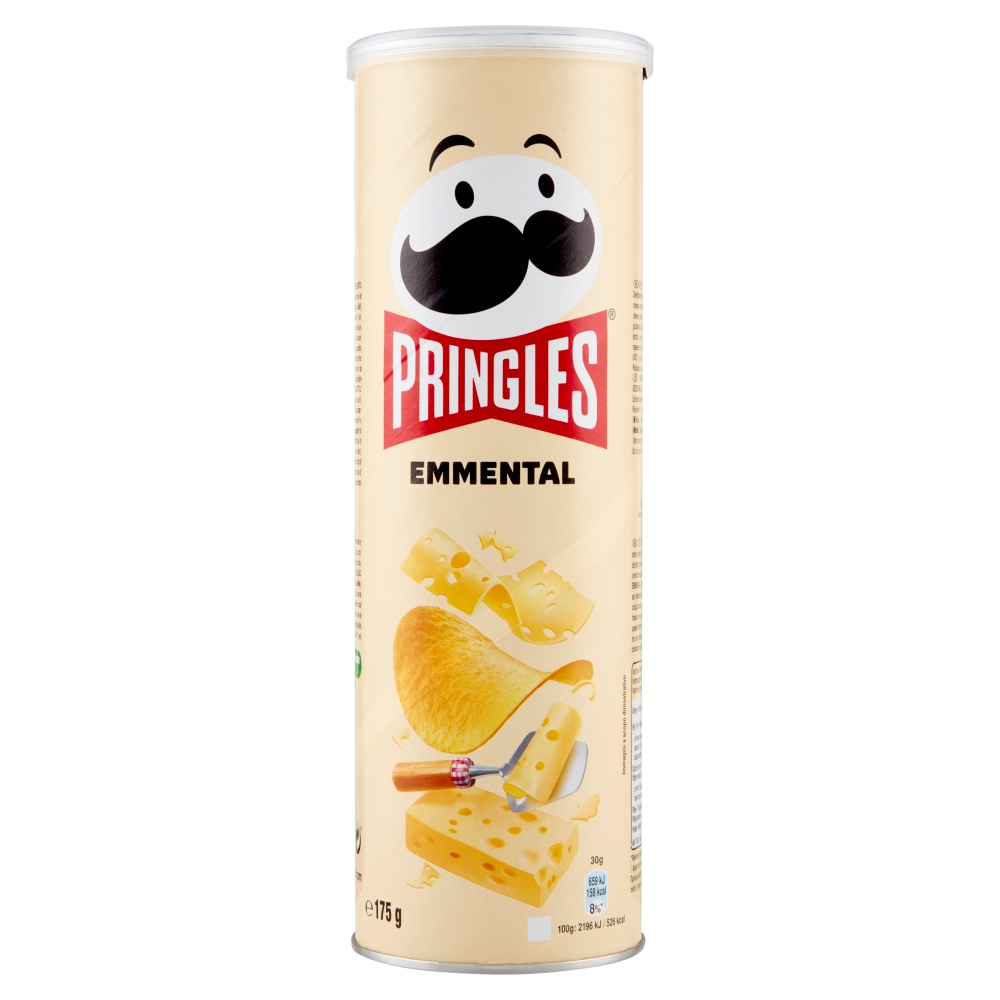 Batata Pringles Importada Sabor Queijo Emmental 175g | Shopee Brasil