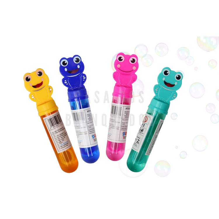 Kit Bolinha De Sabão c/24 Unidades Bolhas Sabão Sapo Atacado | Shopee ...