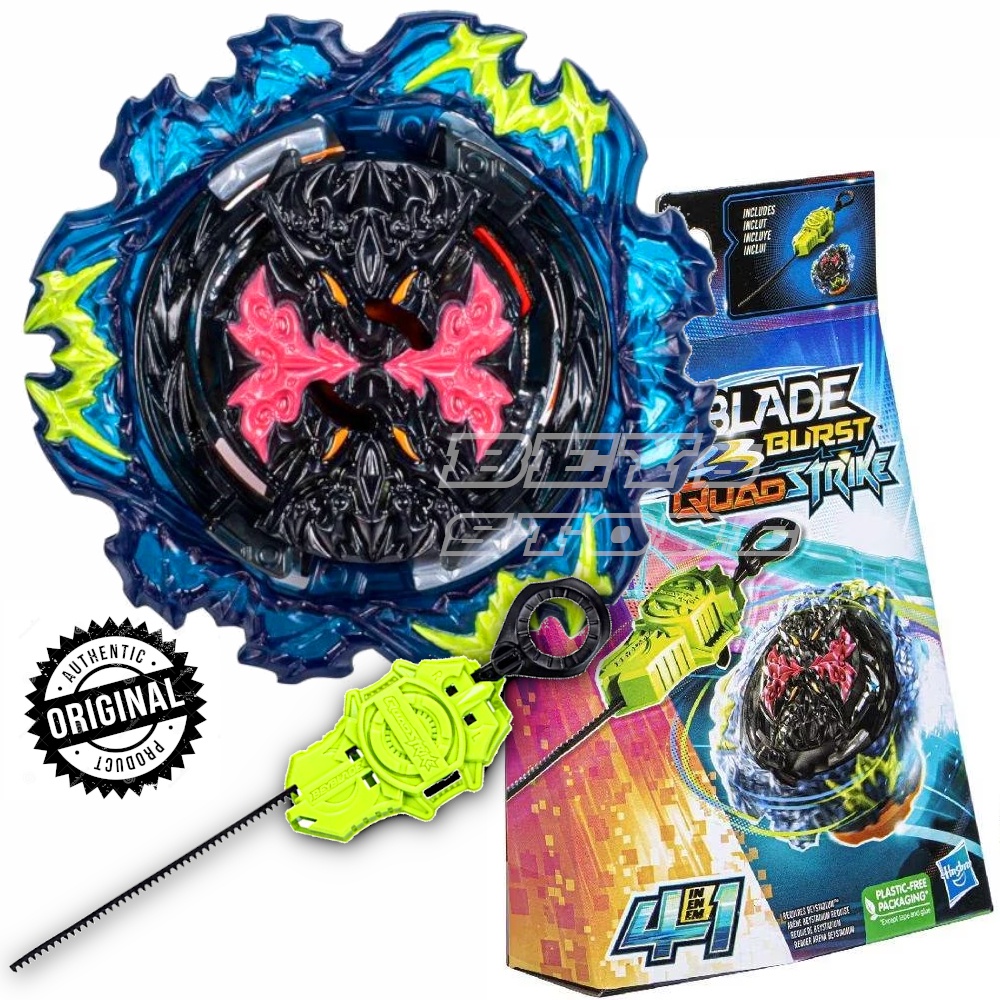 Beyblade Ambush Bazilisk Lançador -Hasbro QuadStrike | Shopee Brasil