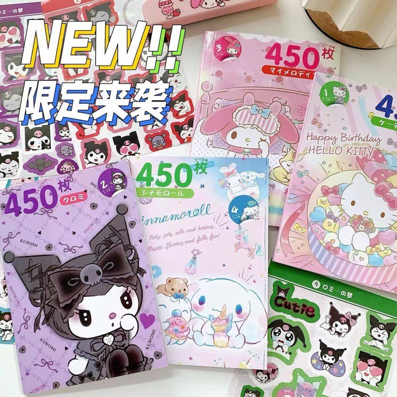Novo Conjunto De Moda 450 Peças Sanrio Hello Kitty Livro De ...