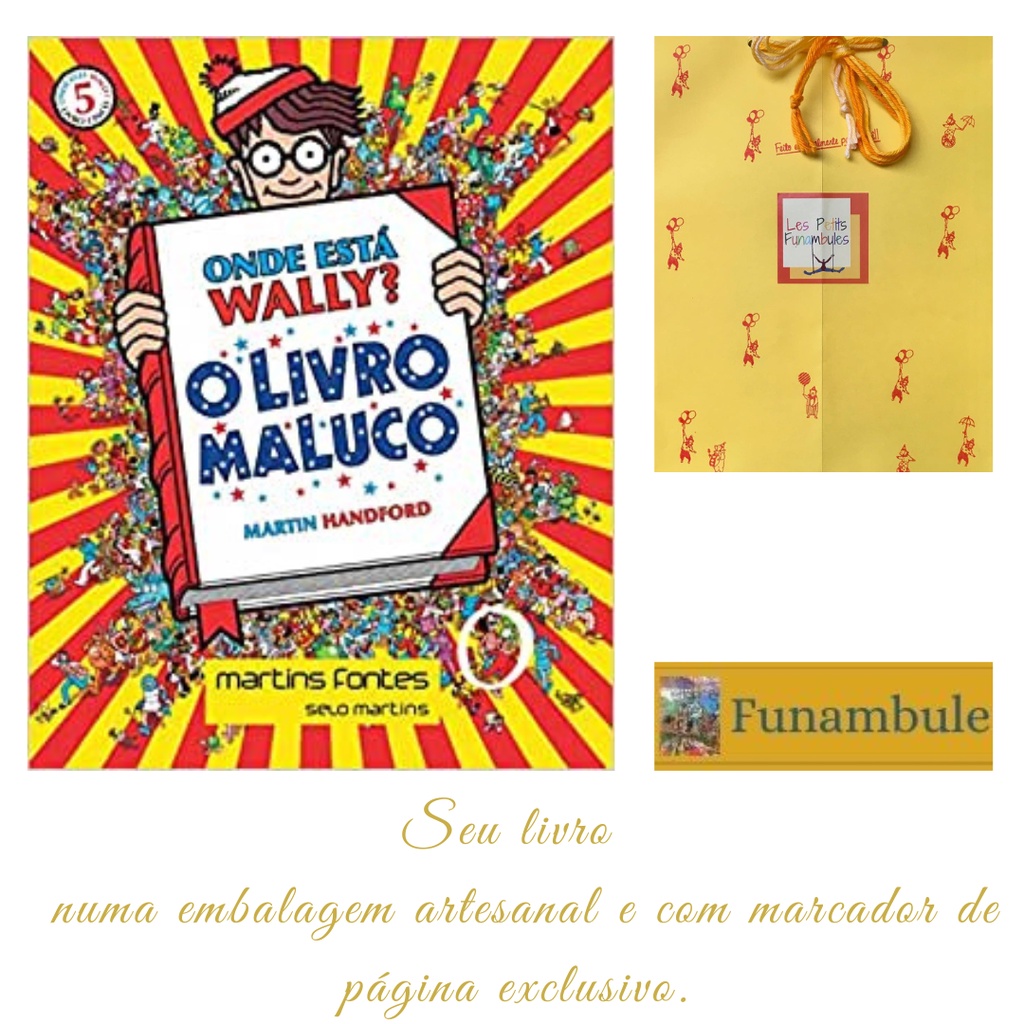Onde esta Wally? Mini 5 - O livro maluco | Shopee Brasil