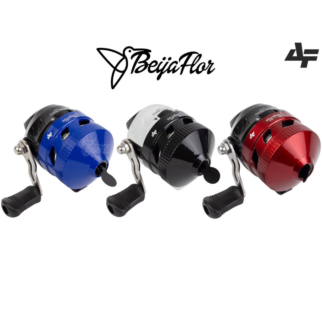 Molinete SpinCast Albatroz Beija-Flor Mini Com Linha | Shopee Brasil