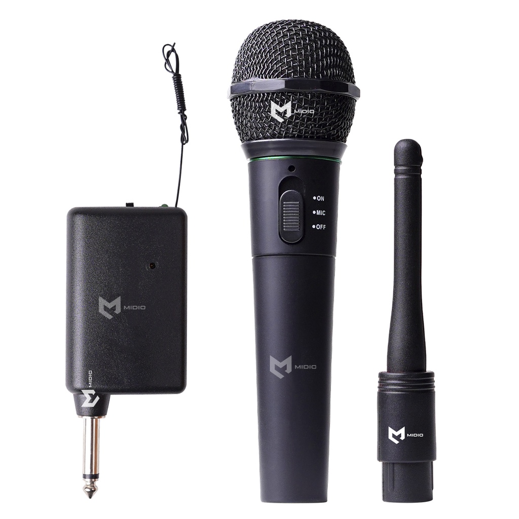 Microfone Sem Fio Digital Dinâmico Profissional Wireless Sinal Super ...