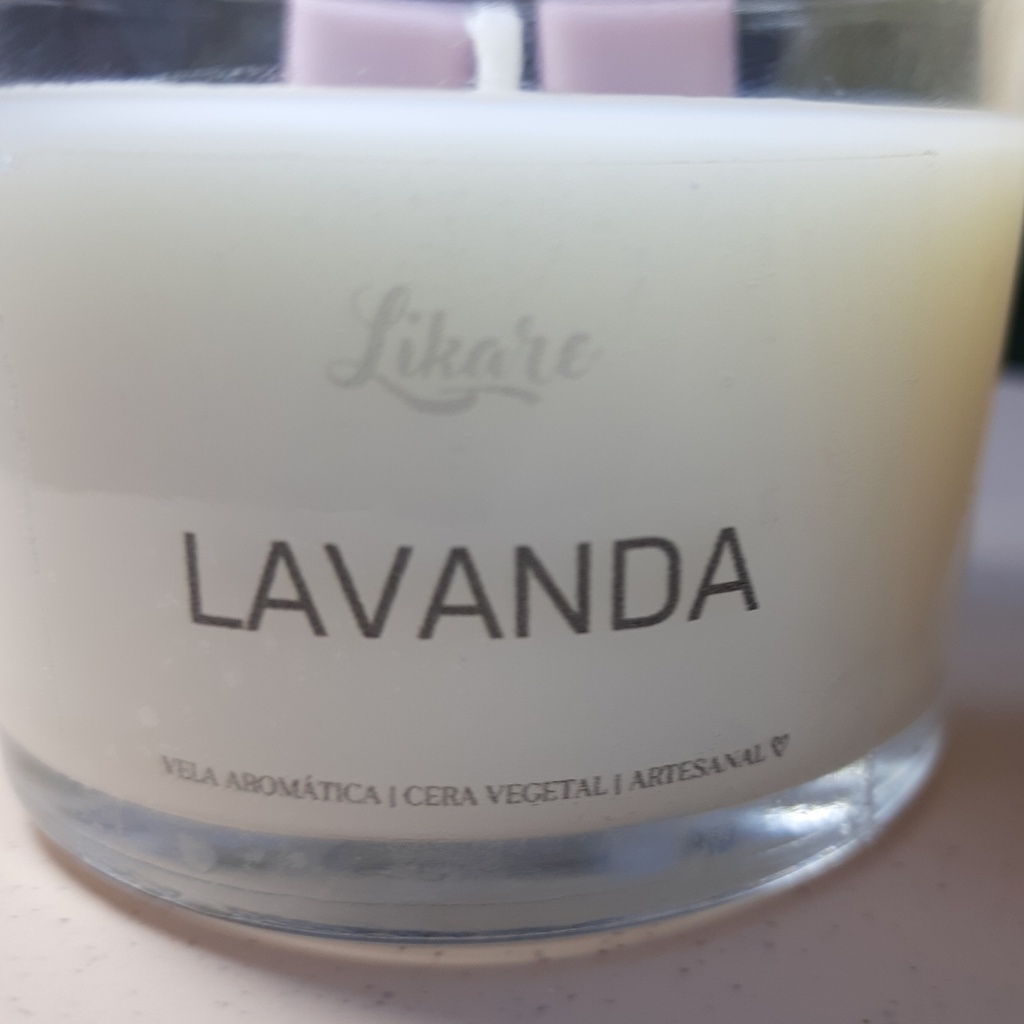 Vela Aromática Vegetal Perfumada Artesanal 120g Likare Essências ...