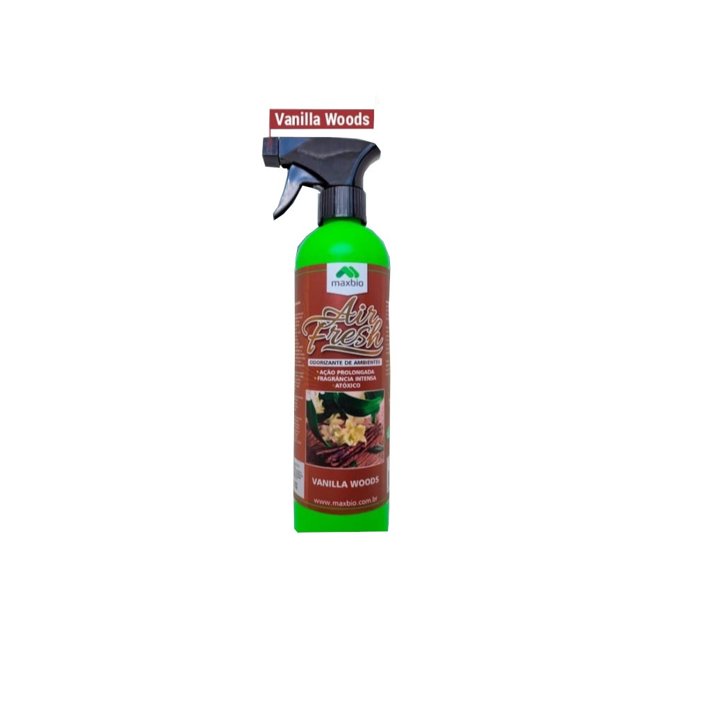 Air Fresh Vanilla Woods Odorizante de Ambientes 500ml Maxbio | Shopee ...