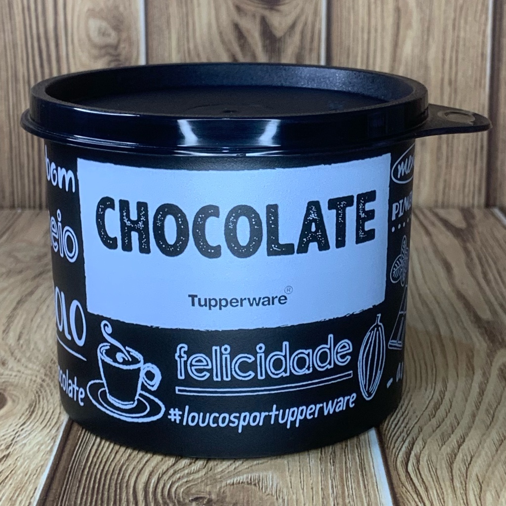 Pote Tupperware Chocolate PB 500ml Redondinha Novo Original Ótima ...