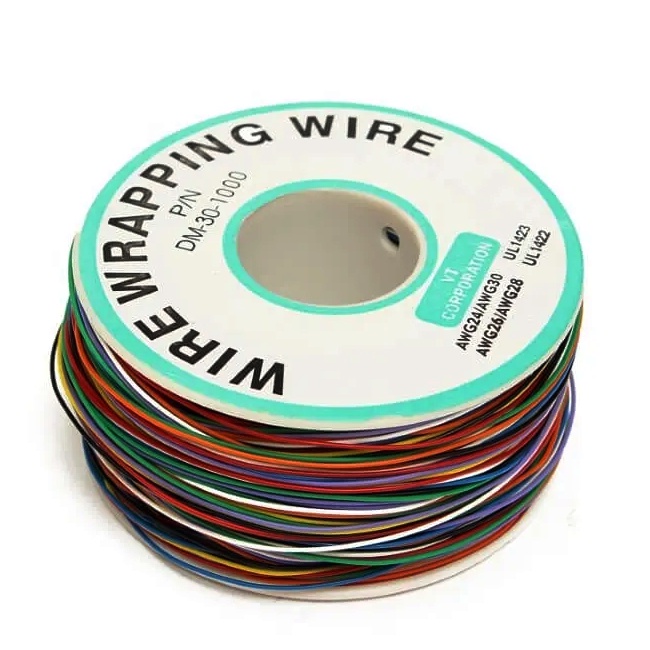 Fio Wire Wrap 120M 30AWG 8 Cores | Shopee Brasil