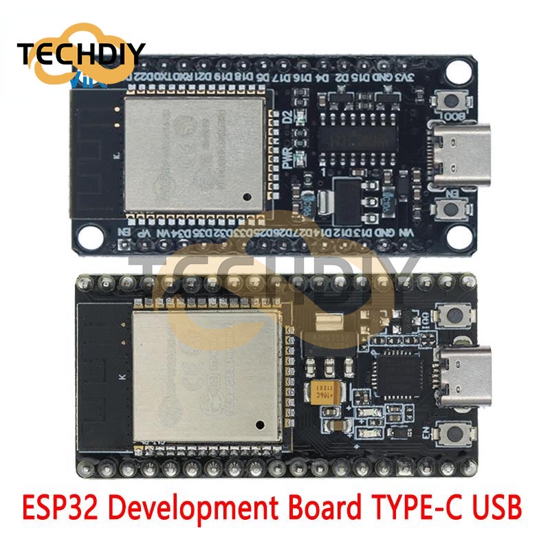 Placa De Desenvolvimento ESP32 TYPE-C USB CH340C WiFi + Bluetooth Ultra ... Placa De Desenvolvimento ESP32 TYPE-C USB CH340C WiFi + Bluetooth Ultra ...