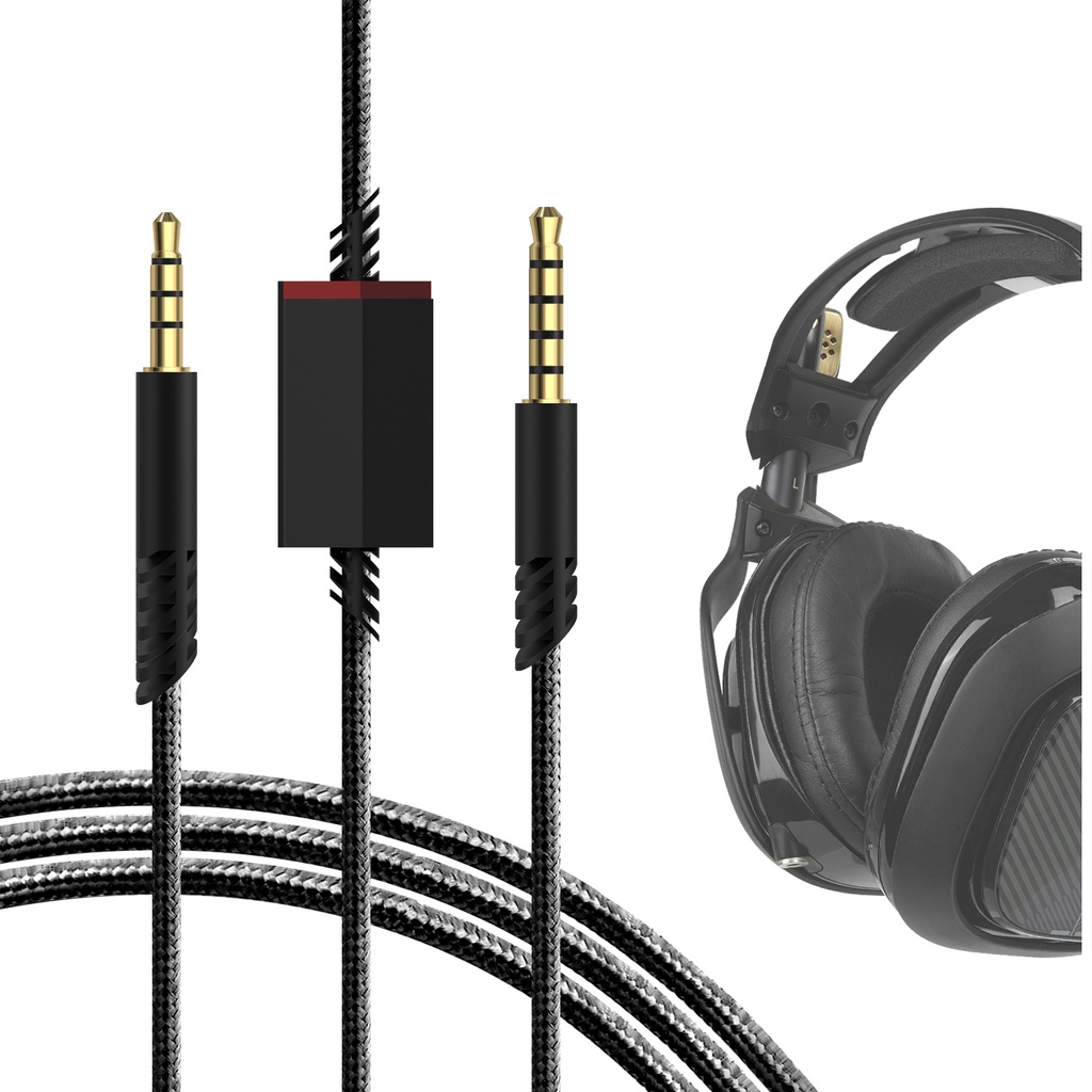 Cabo de áudio Geekria compatível com Astro A40 tr, A30 Gaming Headset ...