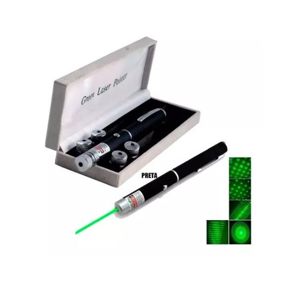 Super Caneta Laser Pointer Verde 5000mw Ultra Forte | Shopee Brasil