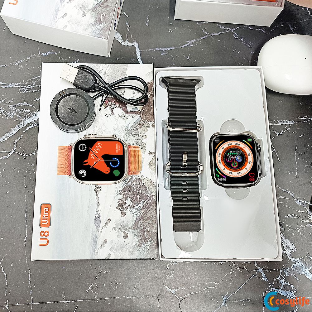 Smartwatch Relógio Inteligente U8 Ultra Série 8 Homens relógio Inteligente Tela de 1.44 ...