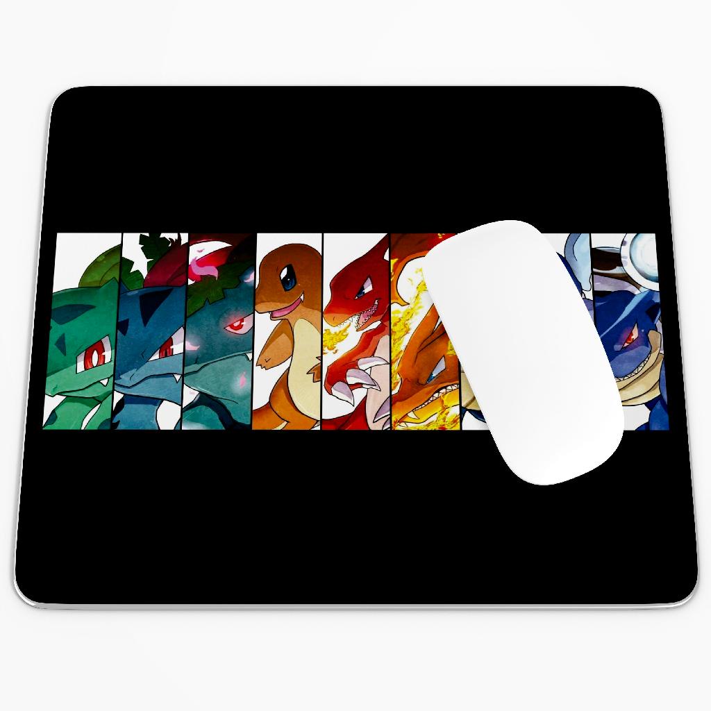 Mouse Pad Pokémon Pikachu Charmander Bulbasaur Charizard | Shopee Brasil